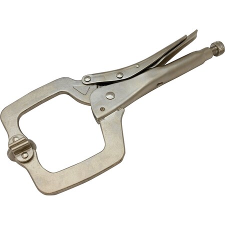 Dynamic D055309 $22.43 Tools 11" Locking Clamp With Swivel Pads | Zoro.com
