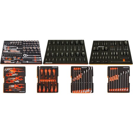Dynamic Tools 245 Piece Heavy-duty Mechanic Master Set, Tools Only ...