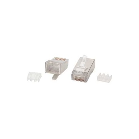 Allen Tel Shielded Cat 6 Modular Plug, 50PK AT8X8RCSH-2324 | Zoro