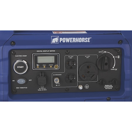 Powerhorse Generator | Inverter | 4,500 Surge Watt | Electric Start ...