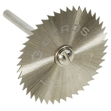 Gyros Saw Blade w/Mandrel Set, Coarse-Teeth 1-1/2" Dia. 82-21515 | Zoro