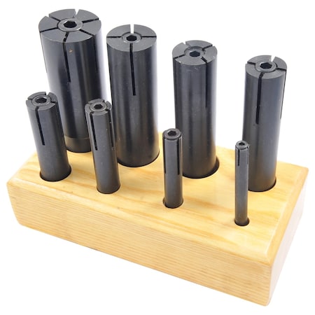 Hhip 1/4-1-1/4 in. 8 Piece Expanding Arbor Set 3906-4006 | Zoro
