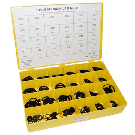 Hercules Sealing Products Backup Rings Kit- Back-Up Ring Kit 575 KIT | Zoro