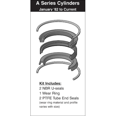 Miller - After Market Parts Hydraulic Cylinder Repair Kit- 12 Piston ...