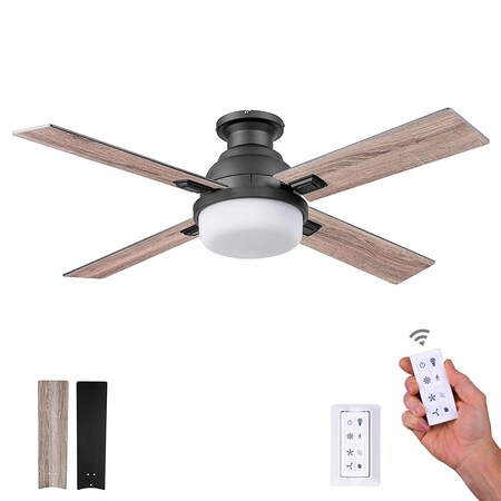 Prominence Home Kyrra, 52 in. Ceiling Fan with Light & Remote Control ...