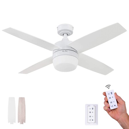 Prominence Home Atlas, 44 in. Ceiling Fan with Light & Remote Control ...