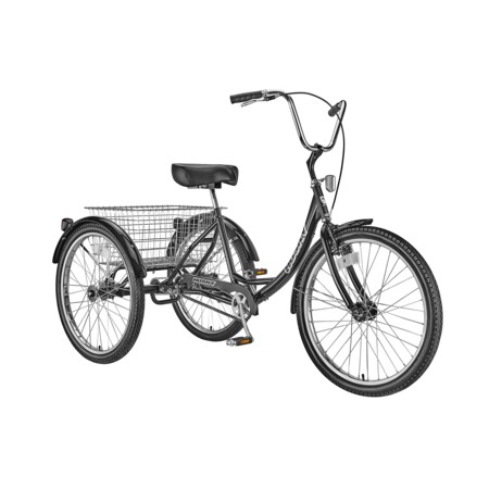 Husky Bicycles Industrial Tricycle, 600 lb Cap, 26" Wheels, Black ...