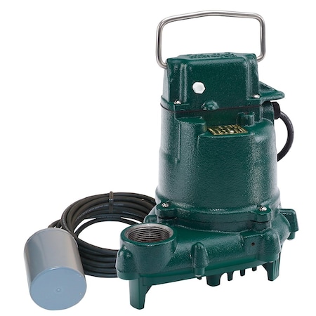 Zoeller Mighty-Mate 1.5 in. 115V 9.7A 3/10 hp 43 gpm Variable Level ...