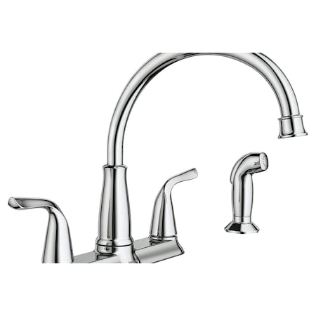 Moen CCY LF 1.5 GPM CP 2HDL LO ARC 87102 | Zoro