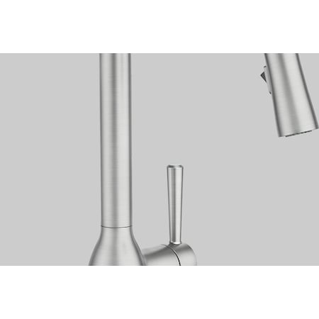 Moen Spot resist stainless one-handle high arc pulldown kitchen faucet ...