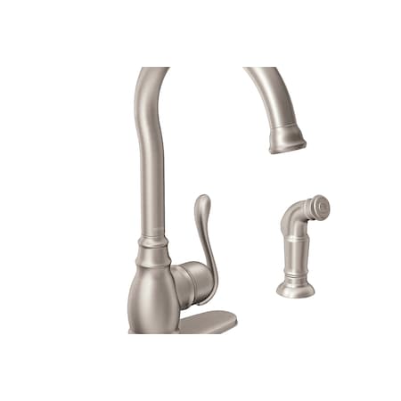 Moen Ccy Lf 1.5 1Hdl Hi Kitc Fct Srst 87650SRS | Zoro