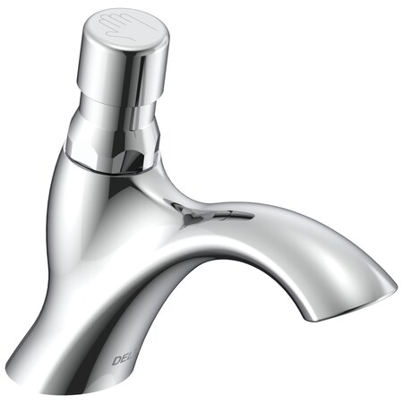 Delta Metering Metering Lavatory Faucet, Chrome 87T904 | Zoro