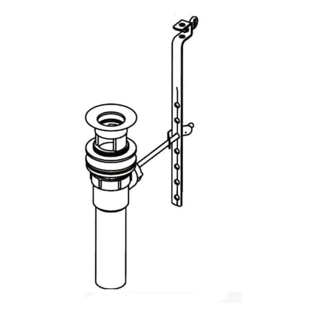 Pfister Pfister Metal Pop-Up Assembly Brushed Gold 972-022BG | Zoro