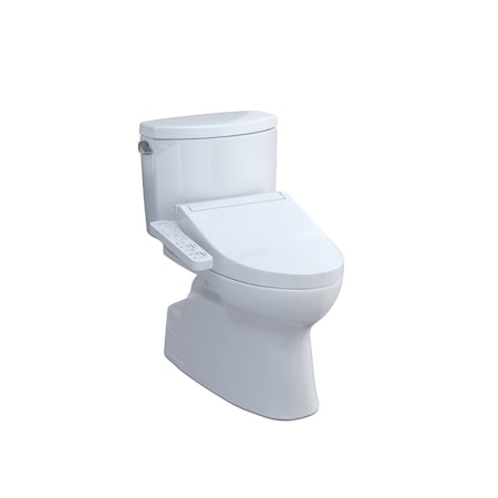 Toto Vespin II 1.28 GPF Two-Piece Elongated Toilet with Left Hand Lever ...