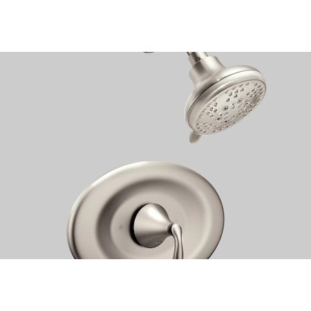 Moen Shower Faucet, Brushed Nickel, Wall Mount MT2138BN | Zoro