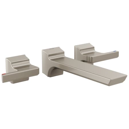 Delta 3-hole 8" wall installation Hole Wall-Mount Lavatory Faucet ...