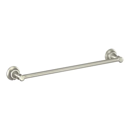 Moen Gilmour Spot resist brushed nickel 18" towel bar Y6318BN | Zoro