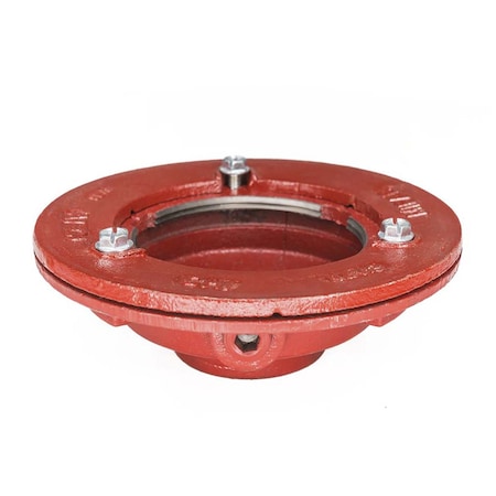 Infinity Drain Clamp Down Drain Cast Iron 4" throat, 2" threaded outlet ...