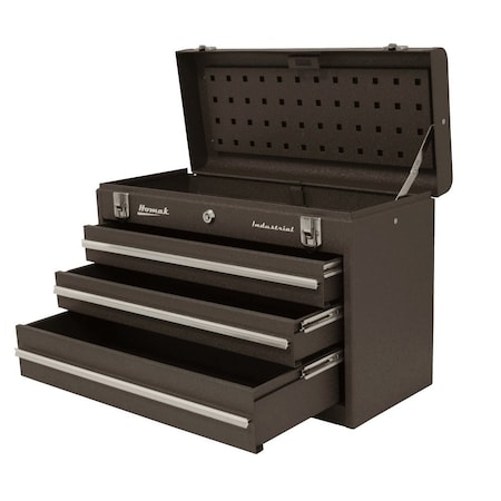 Homak Brown 20in 3 Drawer Friction Toolbox BW00203200 | Zoro