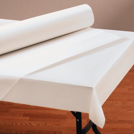 Hoffmaster 40" x 300' White Paper Table Roll 1 Roll ct 260045 | Zoro