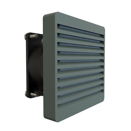 Hammond Fan Kit, 80 MM Fan 230V, Filter, Grill, Guard, Cord / Gray ...