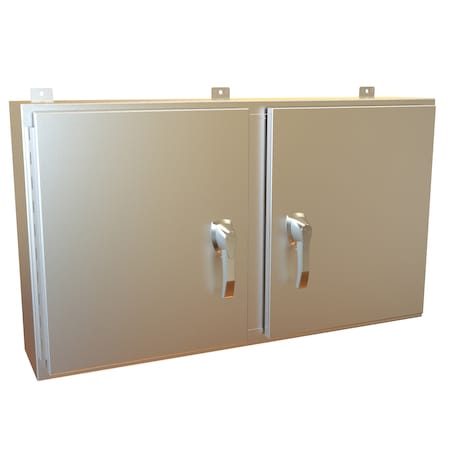 Hammond 3 Point Latch with Padlock Handle Electrical Enclosures, 24 in ...