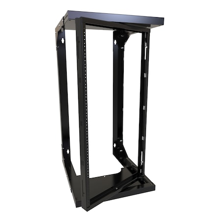 Hammond Adjustable Depth Center Swing Wall Rack HWMR1920UBK | Zoro