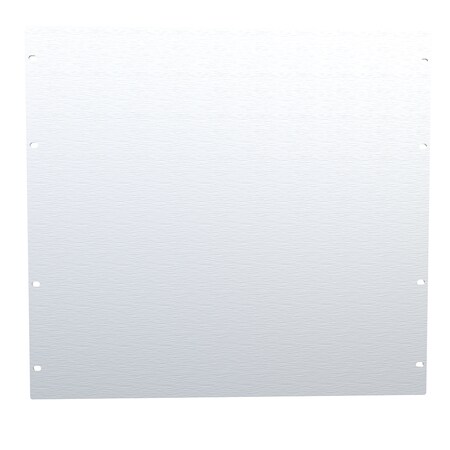 Hammond 10U FLAT ALUMINUM RACK Panel PBPA19017UNF | Zoro