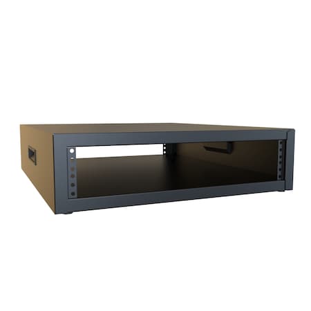 Hammond 2U 21W 24.5D FIXED RACK CASE RCBS1900324BK1 | Zoro