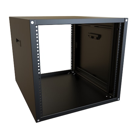 Hammond 10U 24.5D SOLID RACK CABINET RCHS1901724BK1 | Zoro