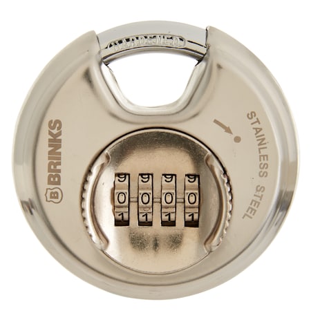 Brinks Combination Padlock, Steel, 80mm, Resettable, High Security 173 ...