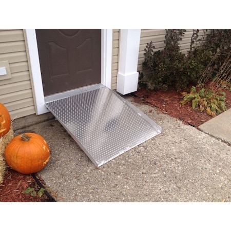 Handi Ramp Aluminum Threshold Ramp 36 in wide x 42 in long; 5-7 in Rise ...