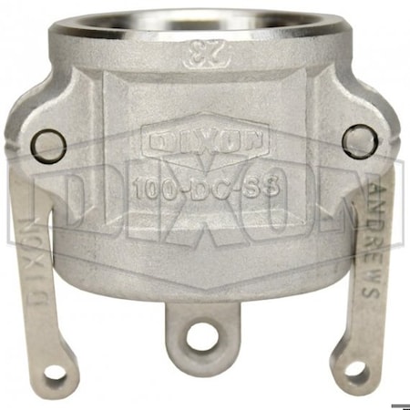Dixon Type DC Cam and Groove Dust Cap, 1 in, 316 SS, Domestic 100-DC-SS ...