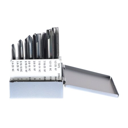 Nitro Tap Set, Spiral Point, Series 2100N, Imperial, 10 Piece, Right ...