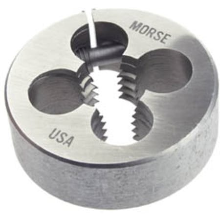 Morse Threading Die, Adjustable Round Split, Series 2190, Imperial, 632 ...