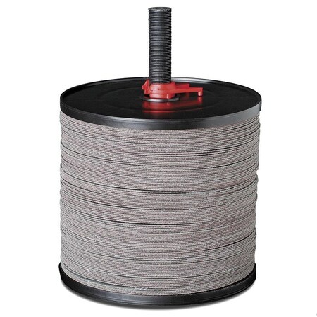 Cgw Abrasives Fine Grade Standard Disc Spindle With Spindle, 7 in Dia ...