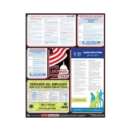 Accuform LABOR RELATIONS POSTER FEDERAL LABOR PPG205 PPG205 | Zoro