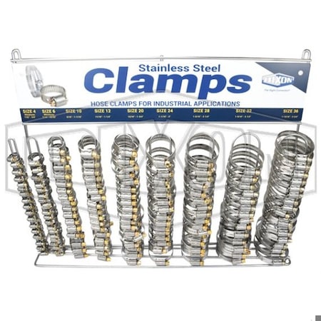 Dixon Hoses, Tubing And Fittings, Clamp Rack CRWC | Zoro