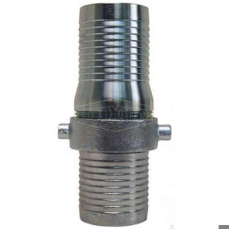 Dixon King Short Shank Suction Coupling with Plated Iron Nut, 1-1/4 in ...