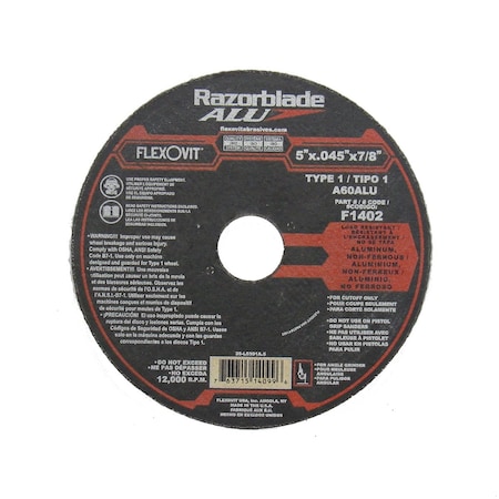 Flexovit REINFORCED CUTOFF WHEEL RAZORBLADE F1402 | Zoro