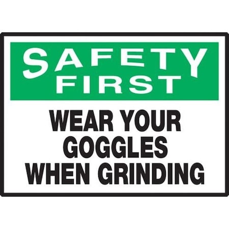 Accuform OSHA SAFETY FIRST SAFETY LABEL WEAR LPPE920XVE LPPE920XVE | Zoro