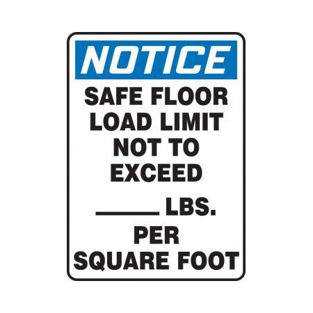 Accuform OSHA NOTICE SAFETY SIGN SAFE FLOOR MCAP805XL MCAP805XL | Zoro