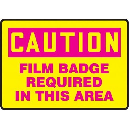 Accuform OSHA CAUTION SAFETY SIGN FILM BADGE MRAD628XL MRAD628XL | Zoro