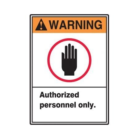 Accuform Warning Sign, MRDM301VA MRDM301VA | Zoro