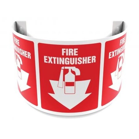 Accuform 180D PROJECTION SIGN FIRE EXTINGUISHER PSJ330 PSJ330 | Zoro