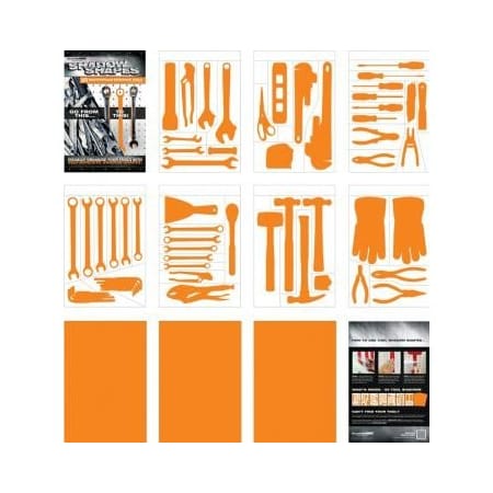 Accuform SHADOW SHAPES TOOL SHADOW LABEL PVR100OR PVR100OR | Zoro