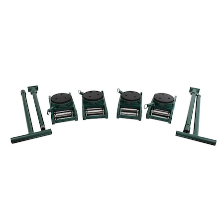 Hilman Rollers 60-TON ROLLER SET WITH PADDED RS-60-SLP | Zoro