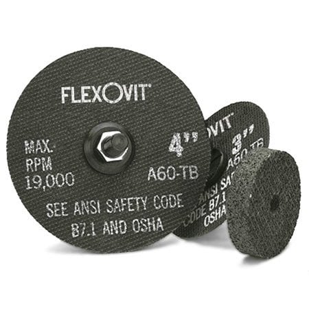 Flexovit HIGH PERFORMANCE Fast Cut Cut-Off Wheel, 3 in Dia x 1/16 in ...