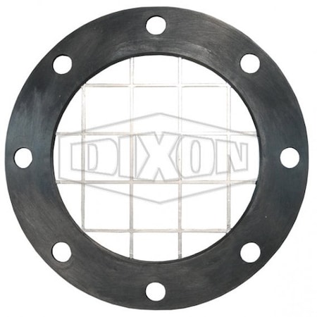 Dixon TTMA Flange Screen, 4 in, Stainless Steel TTFS4SS | Zoro