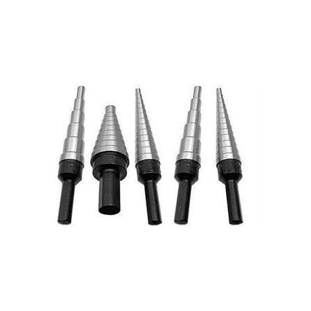 Qualtech Step Drill Set, Unibit, Imperial System of Measurement, 1 ...